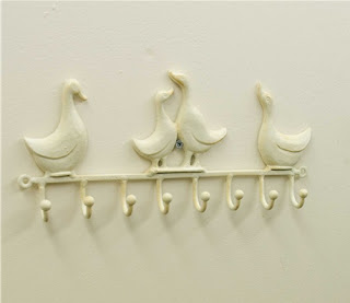 Duck Design Coat Rack, 8 hooks