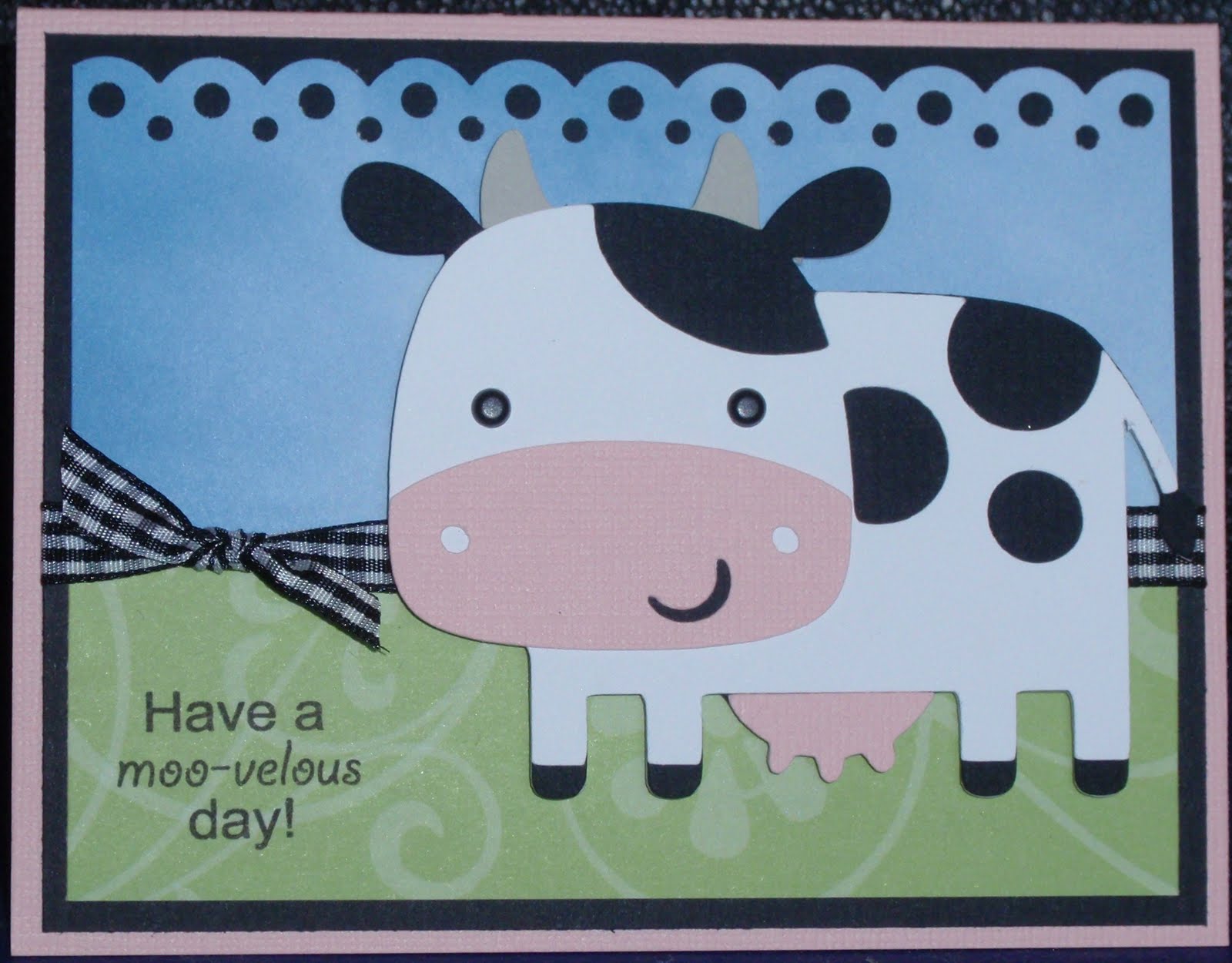 Cute Cards and Crafts by Jamie: Udderly Amazing- Cow cards!