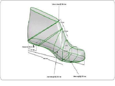Diseño de Hormas Virtual Animacion: Partes de una horma 2D a 3d virtual