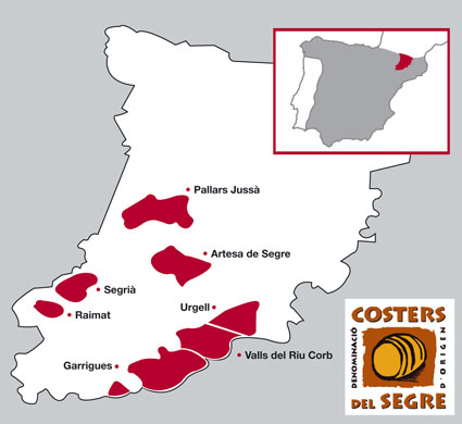 wine@catalonia: DO Costers del Segre: continental wines