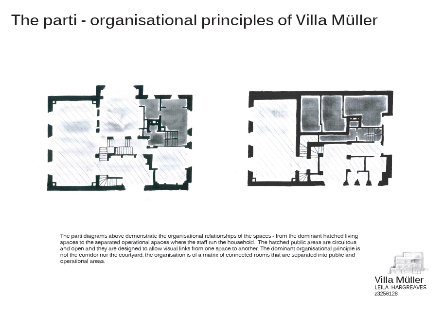 Representations: Final parti and poché