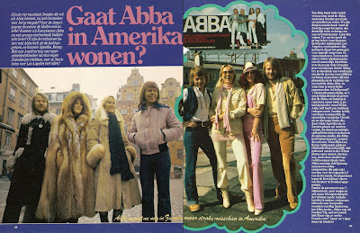 ABBA The Articles: Pop Foto, October 1978: Will ABBA move to America?