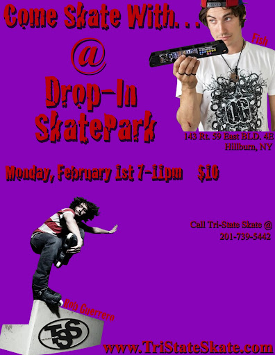 Drop-In Skatepark Take Over Session This Monday