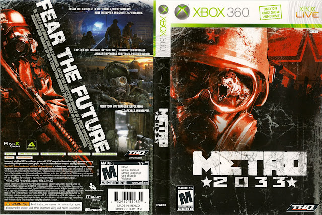 xbox 360 covers: Metro 2033