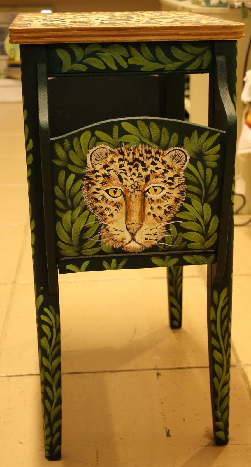Hysong Designs - The Artists Way: Leopard Table