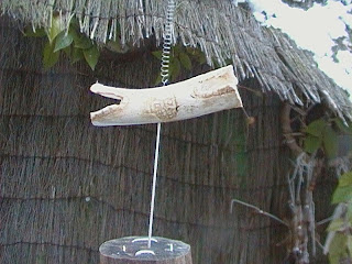 wolfbushcraft: bone wind chime