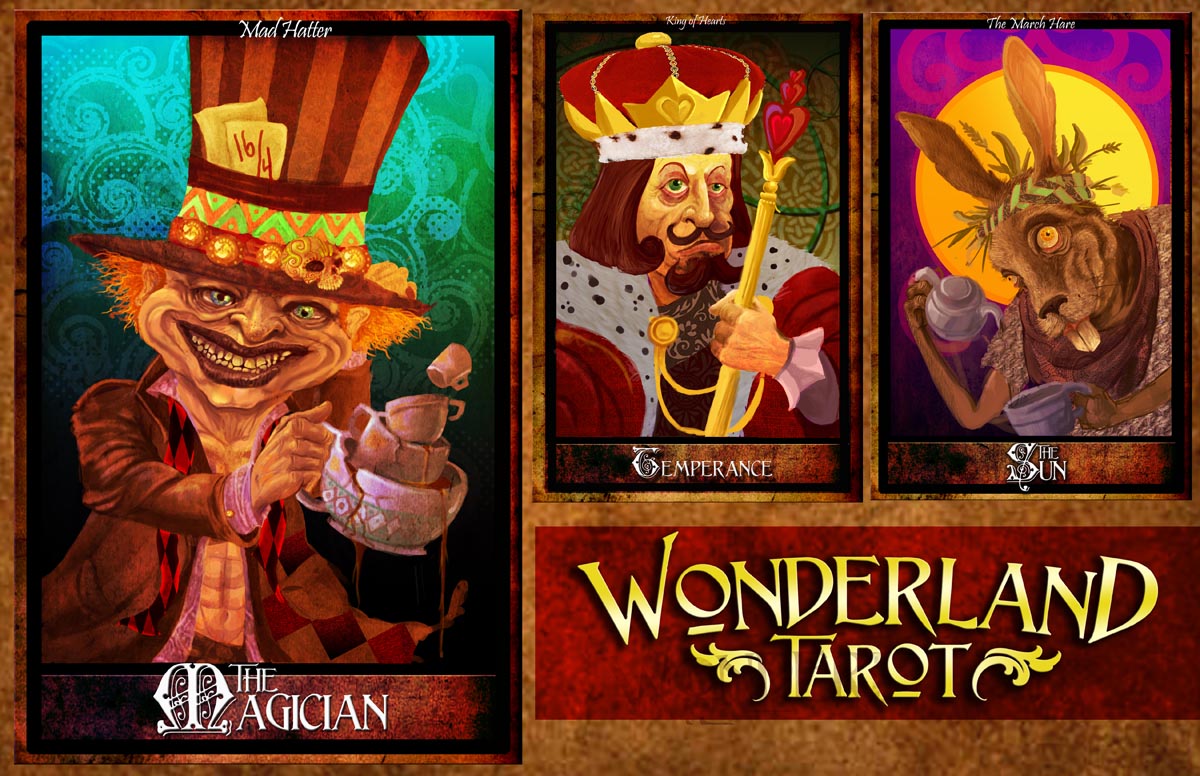The Art of Mike Mann: Alice and Wonderland Tarot Cards