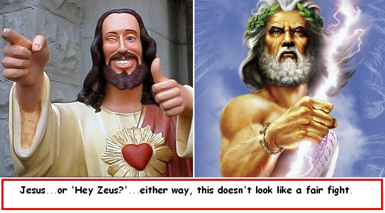 ZEUS PROMISCUO: Jesús v/s Zeus