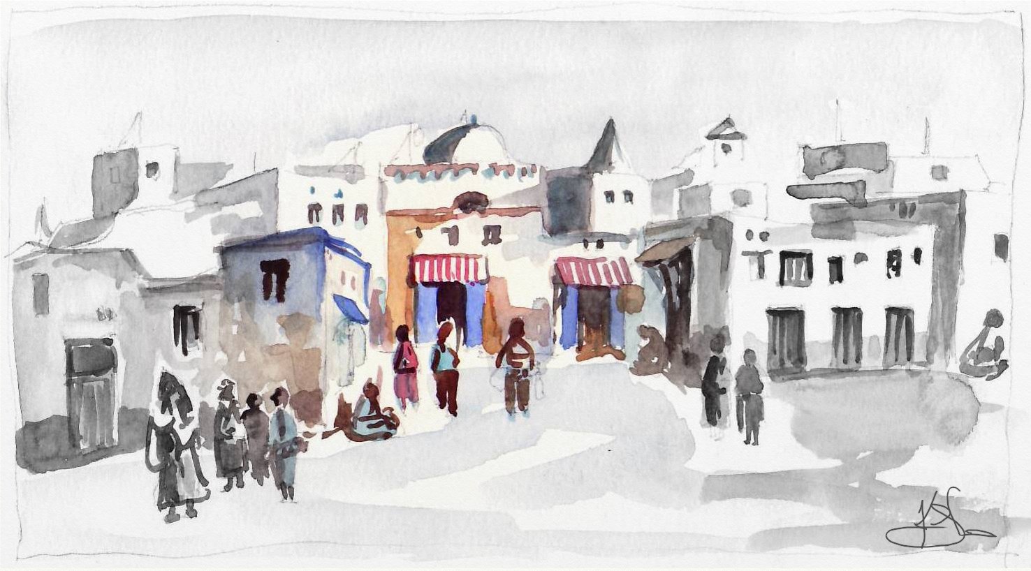 Ken's Sketch Journal: Back to Morocco
