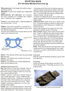 Sock It!: Pattern for Coptic Socks by Barbara