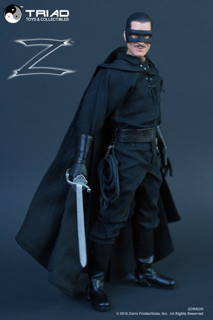 toyhaven: Triad Toys 1/6 Scale Zorro Collectible Figure Preview