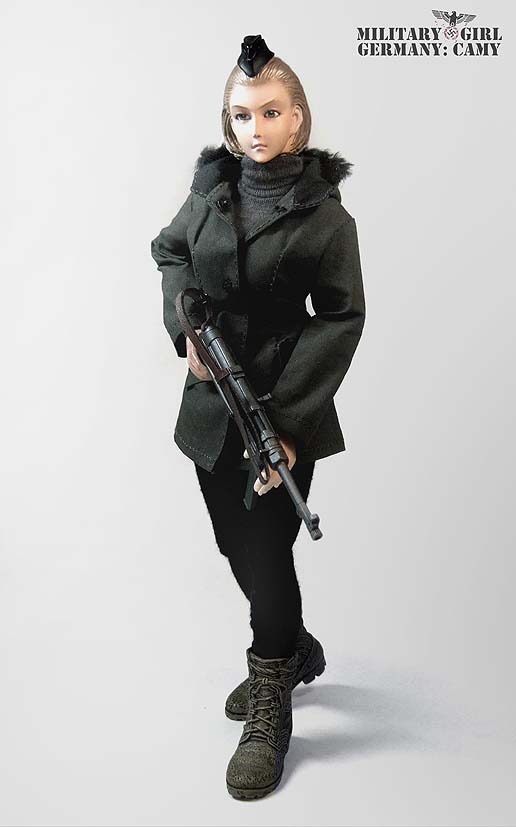 toyhaven: New product: MILITARY GIRL - GERMANY: CAMY 1/6 scale action ...