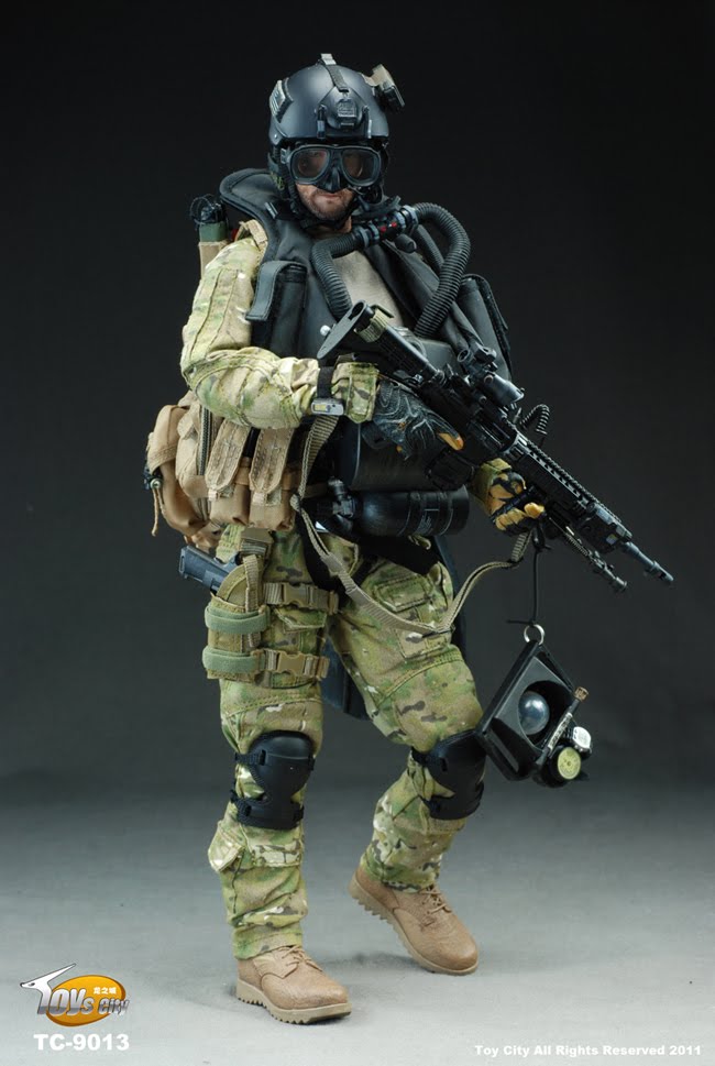 Navy Seals In Combat At Night