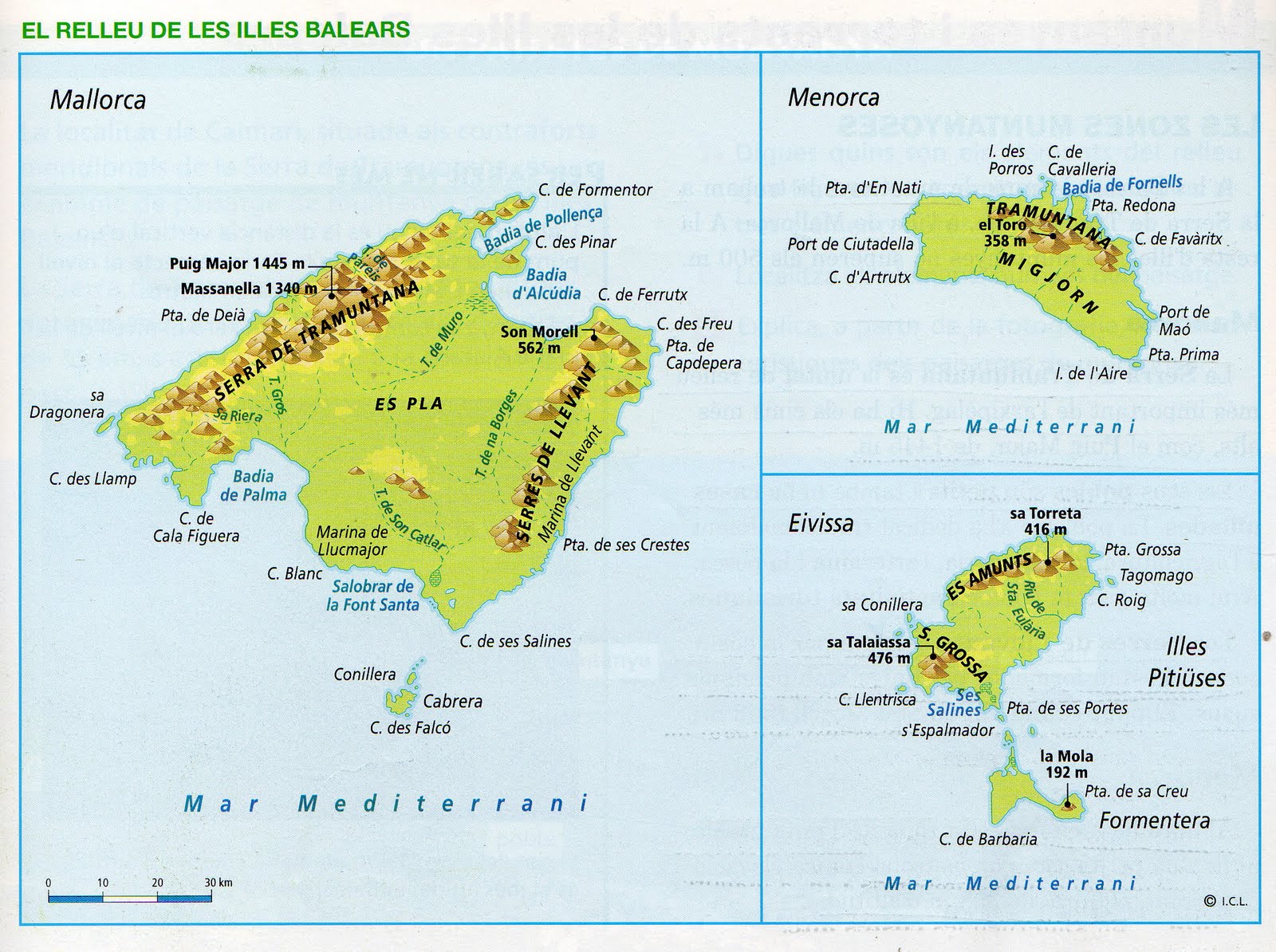 HI HA TRENQUES FERM: EL RELLEU DE LES ILLES BALEARS