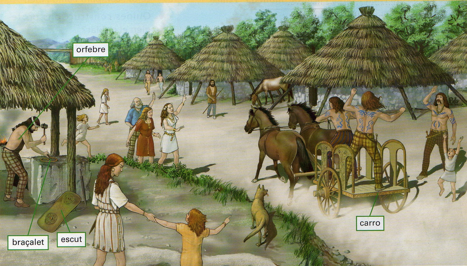 HI HA TRENQUES FERM: ELS CELTES, ELS IBERS I ELS ROMANS.