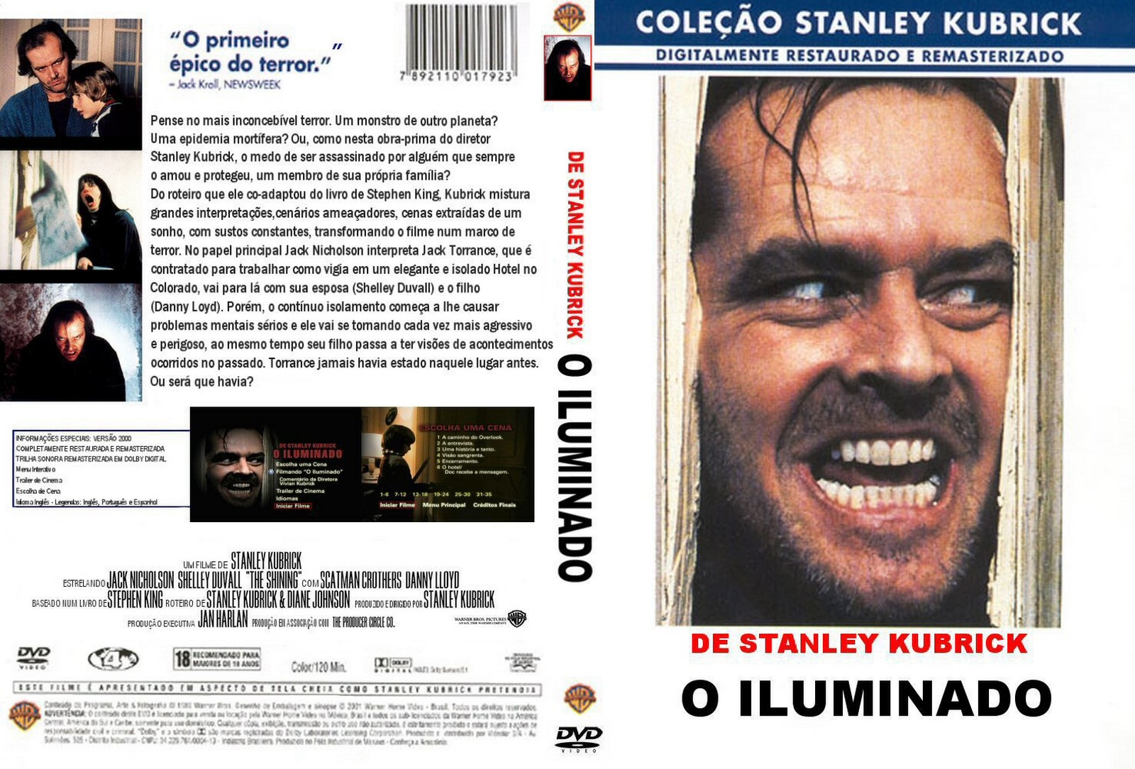 Capas Filmes Terror: O Iluminado