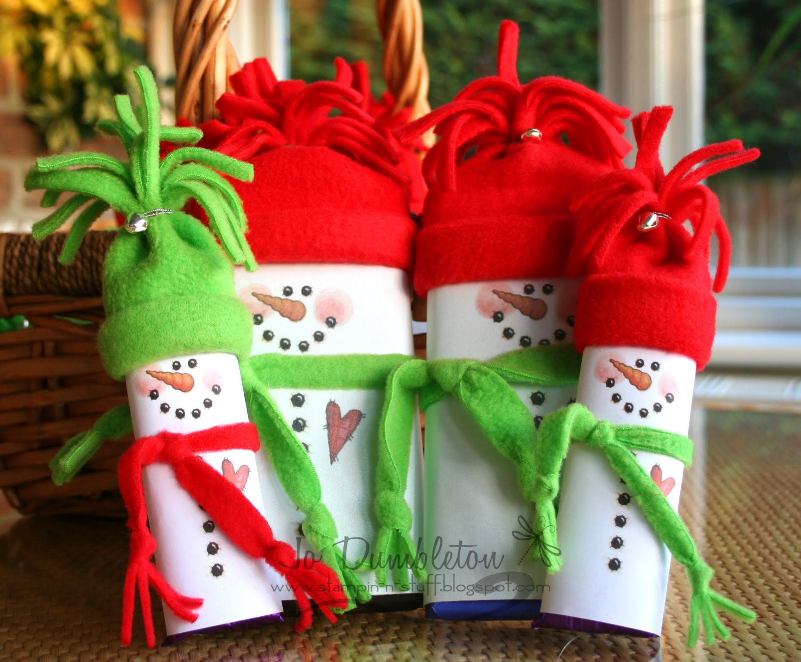 Stampin' 'n Stuff: Snowmen Chocolate Bars