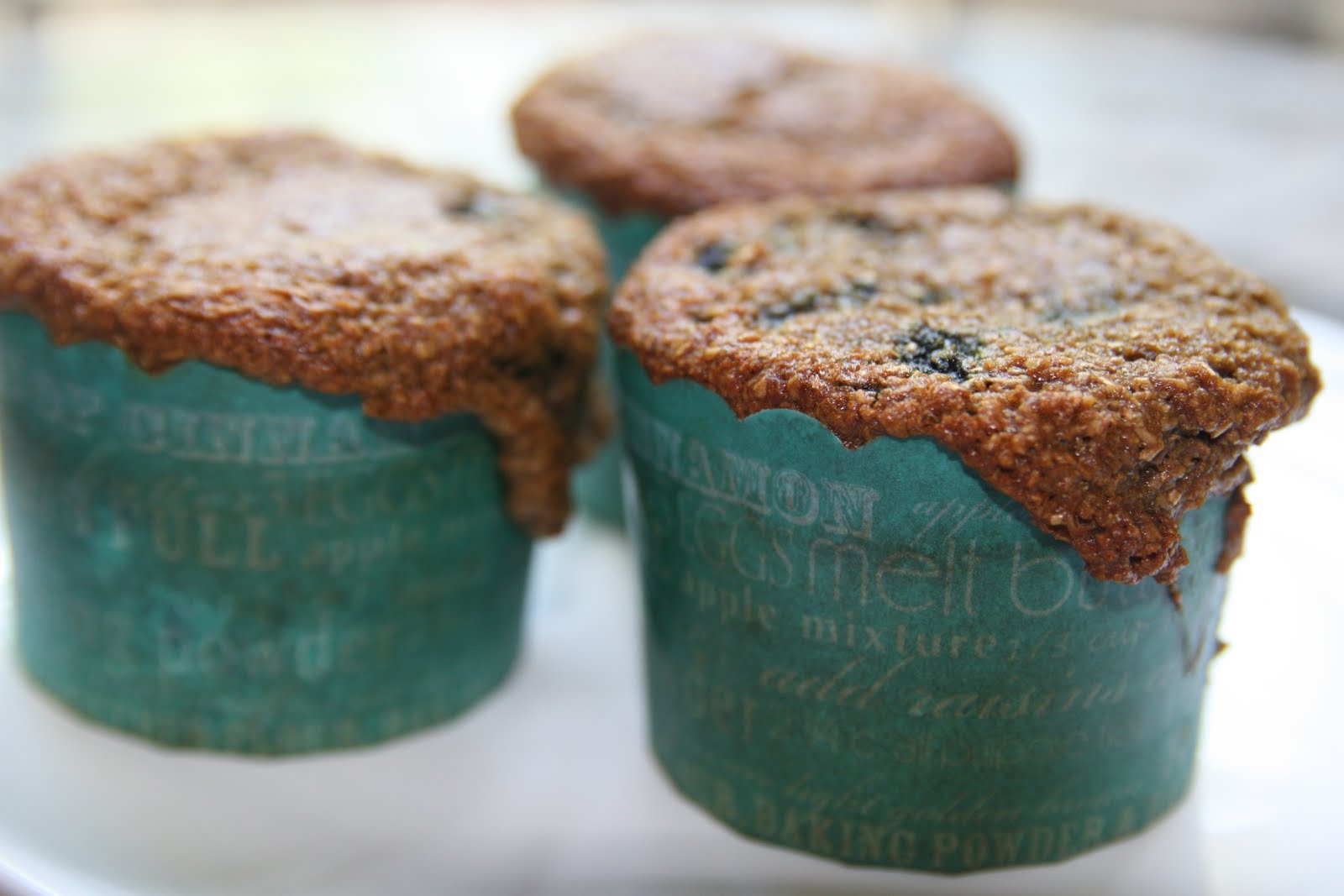 Haystacks & Champagne: Banana Blueberry Bran Muffins (or how to make ...