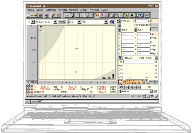 Avibert: Termograf ver. 5.5 Simulador Termodinámico - Licencia gratuita
