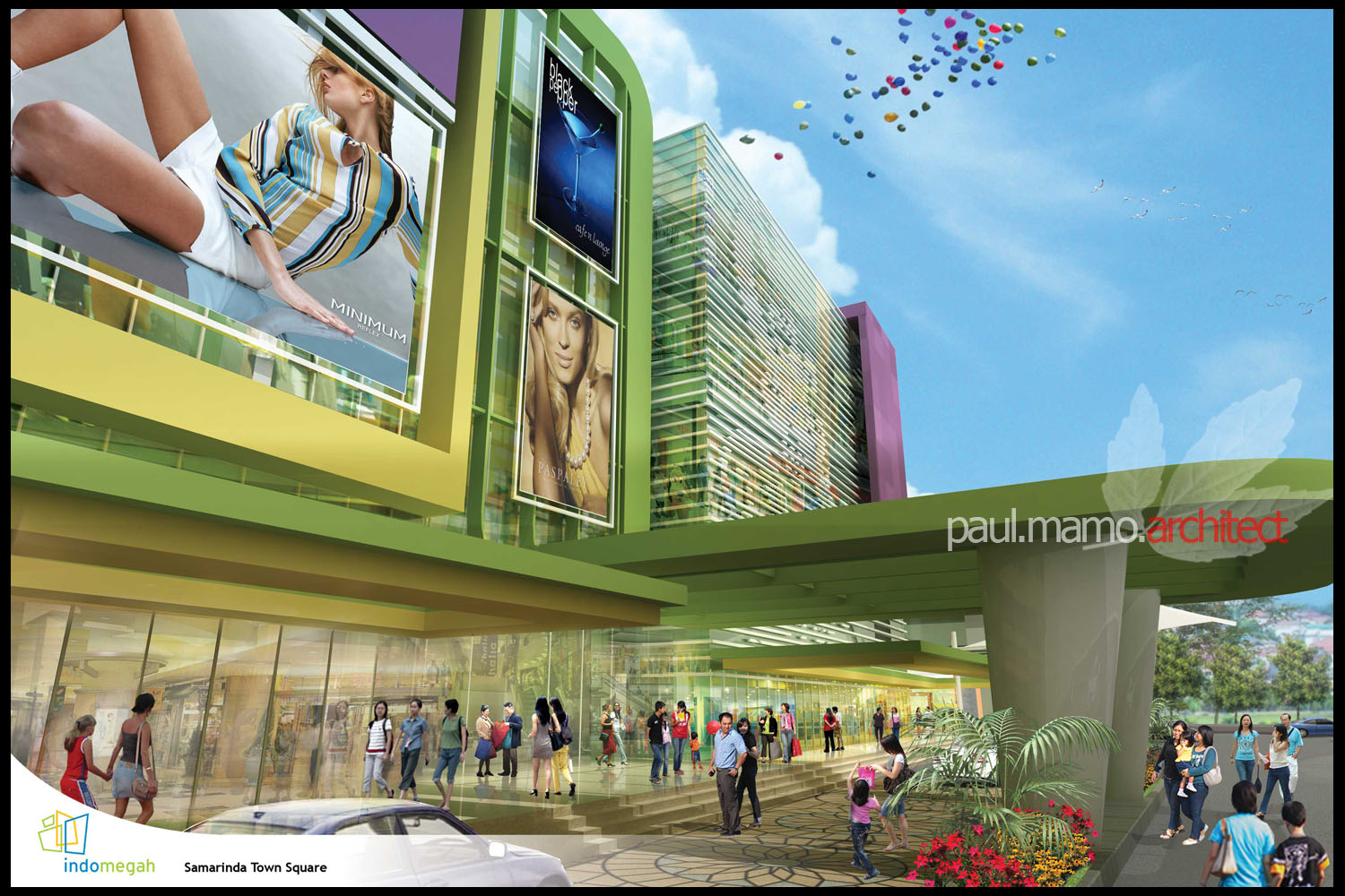 paul mamo architect: Samarinda Town Square