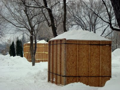 Boundary Waters Blogger: Massive Snow Cubes