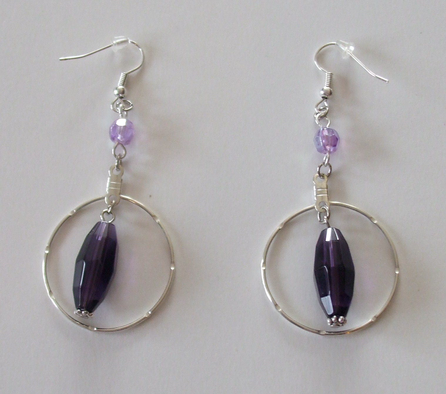 Denise's Beautiful Bling: Purple Earrings