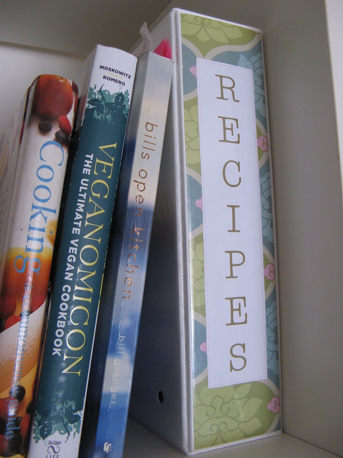 Gingham Cherry: Recipe folder