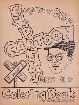Uncle Glen's Lounge Party: Engineer Bill: Cartoon Express Coloring Book
