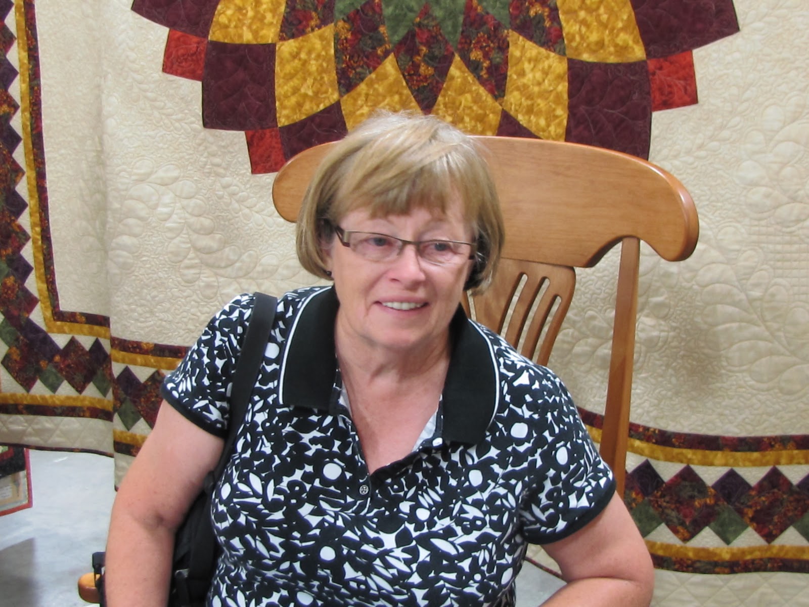 Slow Down - Sharp Turns Ahead!: Barbara - The master quilter