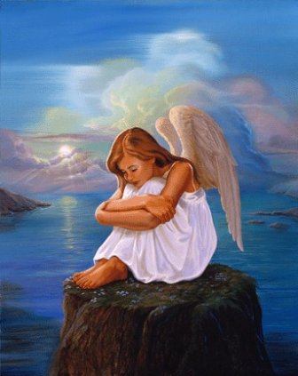 Dibujos de angeles a color - Imagui