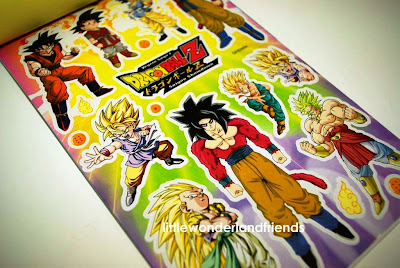 LittleWonderlandFriends: DragonBall Z Stickers Sticker Book 100 Pcs