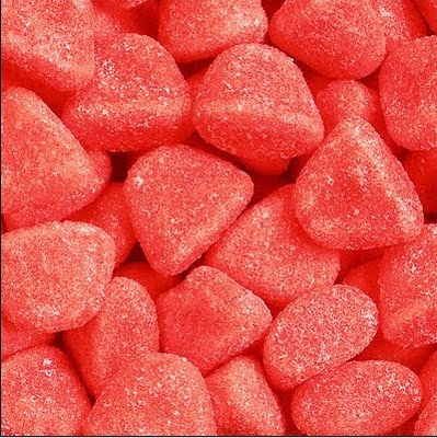 Rainette: bonbons rouges