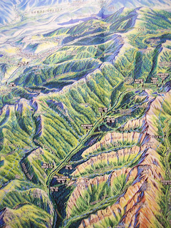 Wasatch Maps: Wasatch Front Panoramic Hiking Map