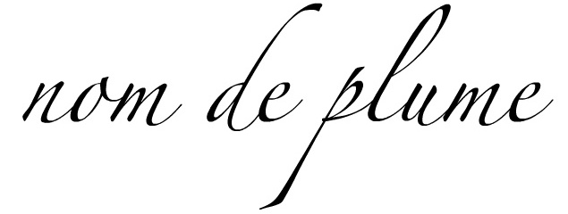 nom de plume