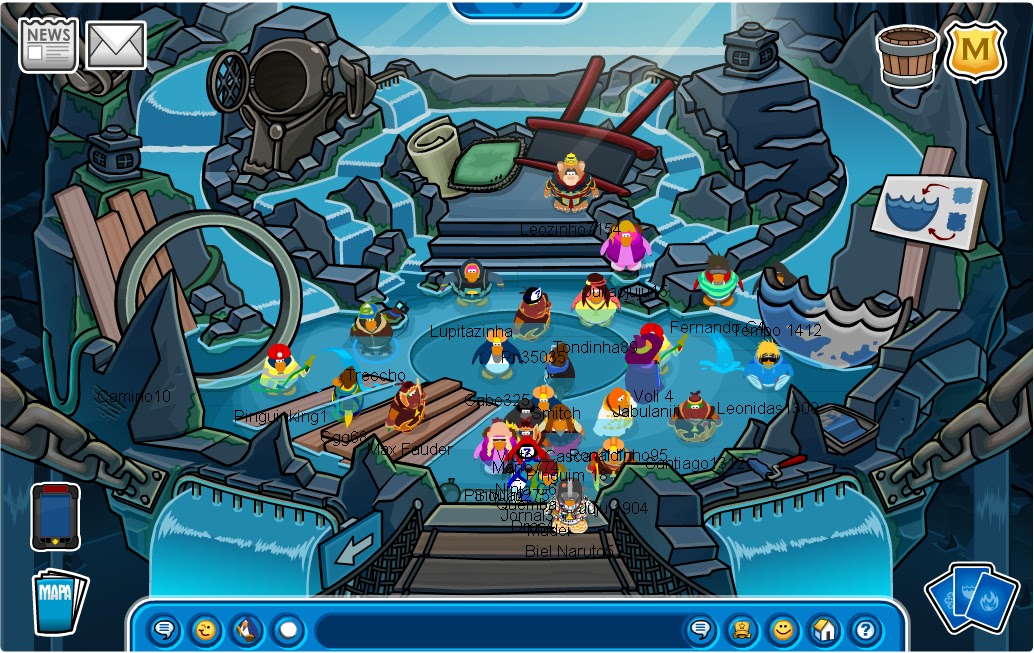 Hora Club Penguin: Dojo de água