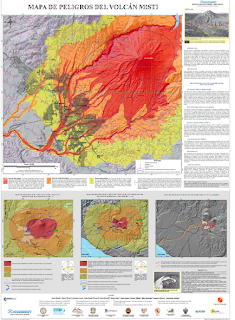 Volcanes activos del Peru: Mapas de peligro volcanico