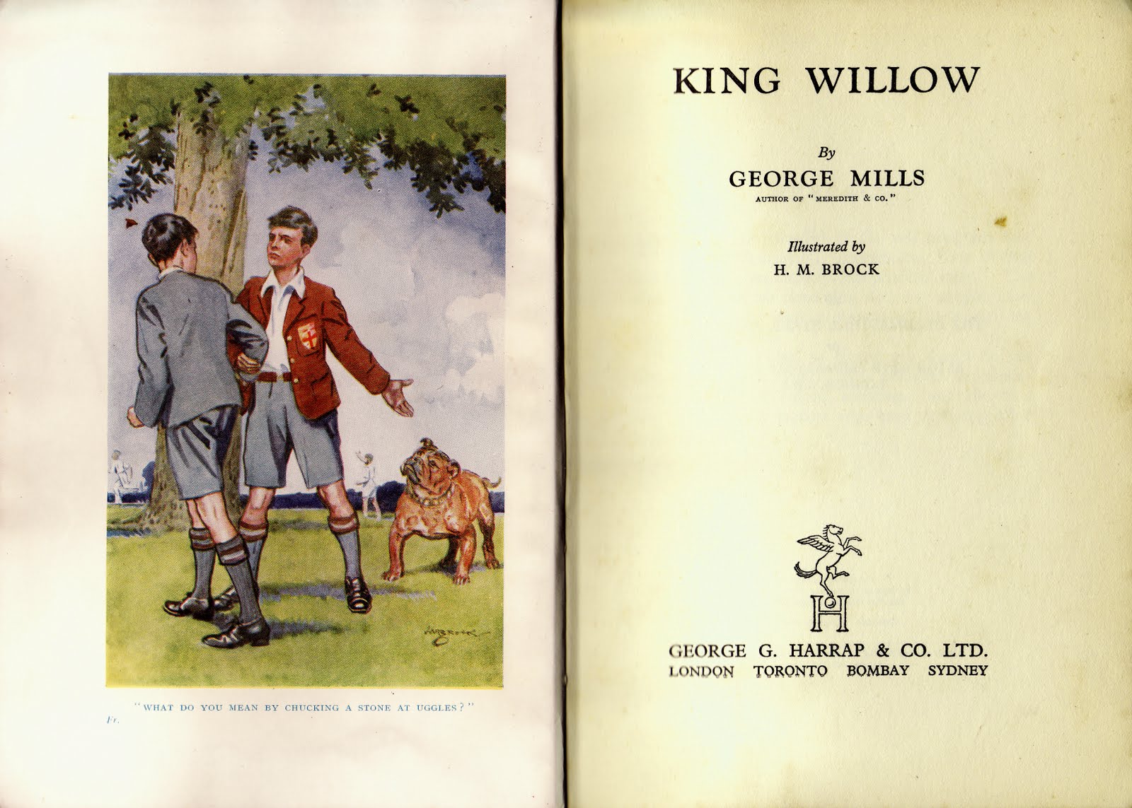 Who is George Mills?: A First Edition of King Willow Arrives with Some ...