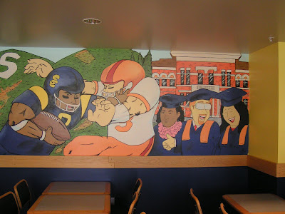 Scootah Steve Custom Murals: Snow College Cafeteria Mural