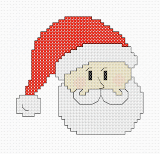 Cross Stitch Addict: FREE Cross Stitch Pattern - 'Santa'