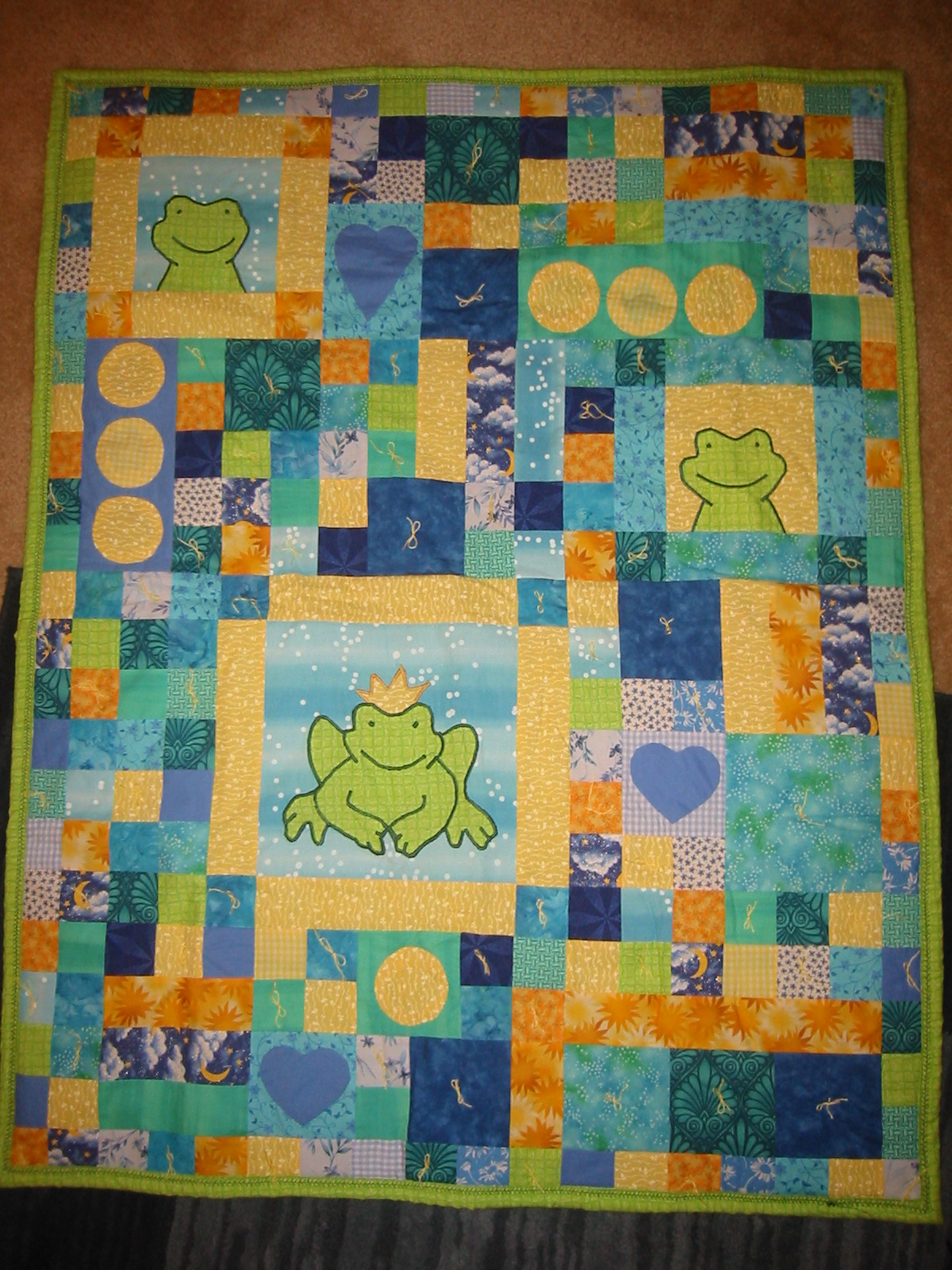 Clever Faeries: Frog Prince Quilt