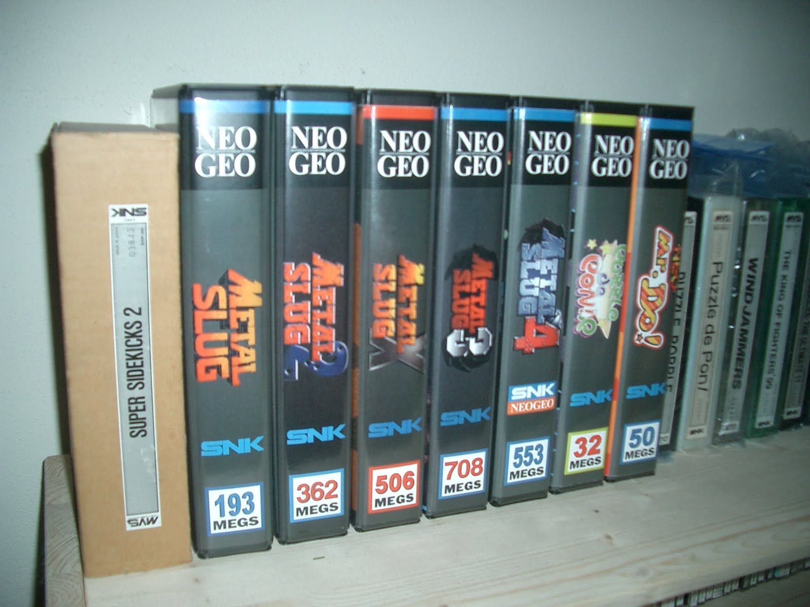 Aripug's Videogames & A/V Blog: NEO GEO MVS - My collection