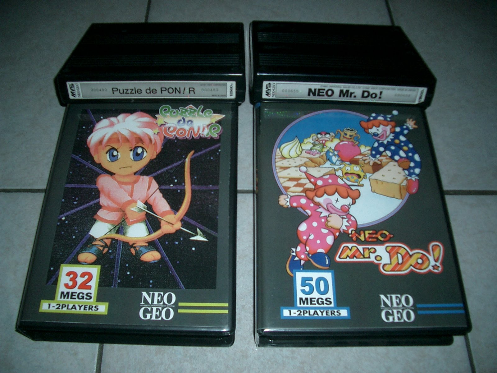 Aripug's Videogames & A/V Blog: NEO GEO MVS - My collection