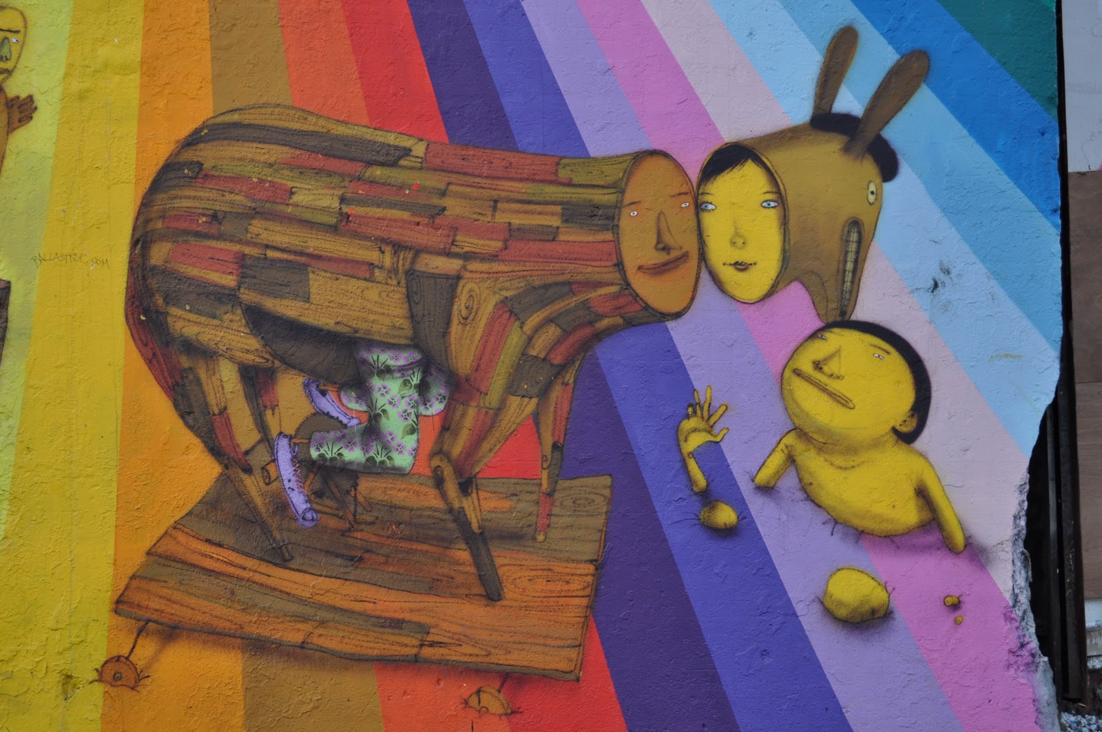 ¿Anticreatividad?: Graffiti de Os Gêmeos en Manhattan-New York