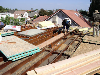 Via Largo Remodel: Reframe roof and add on