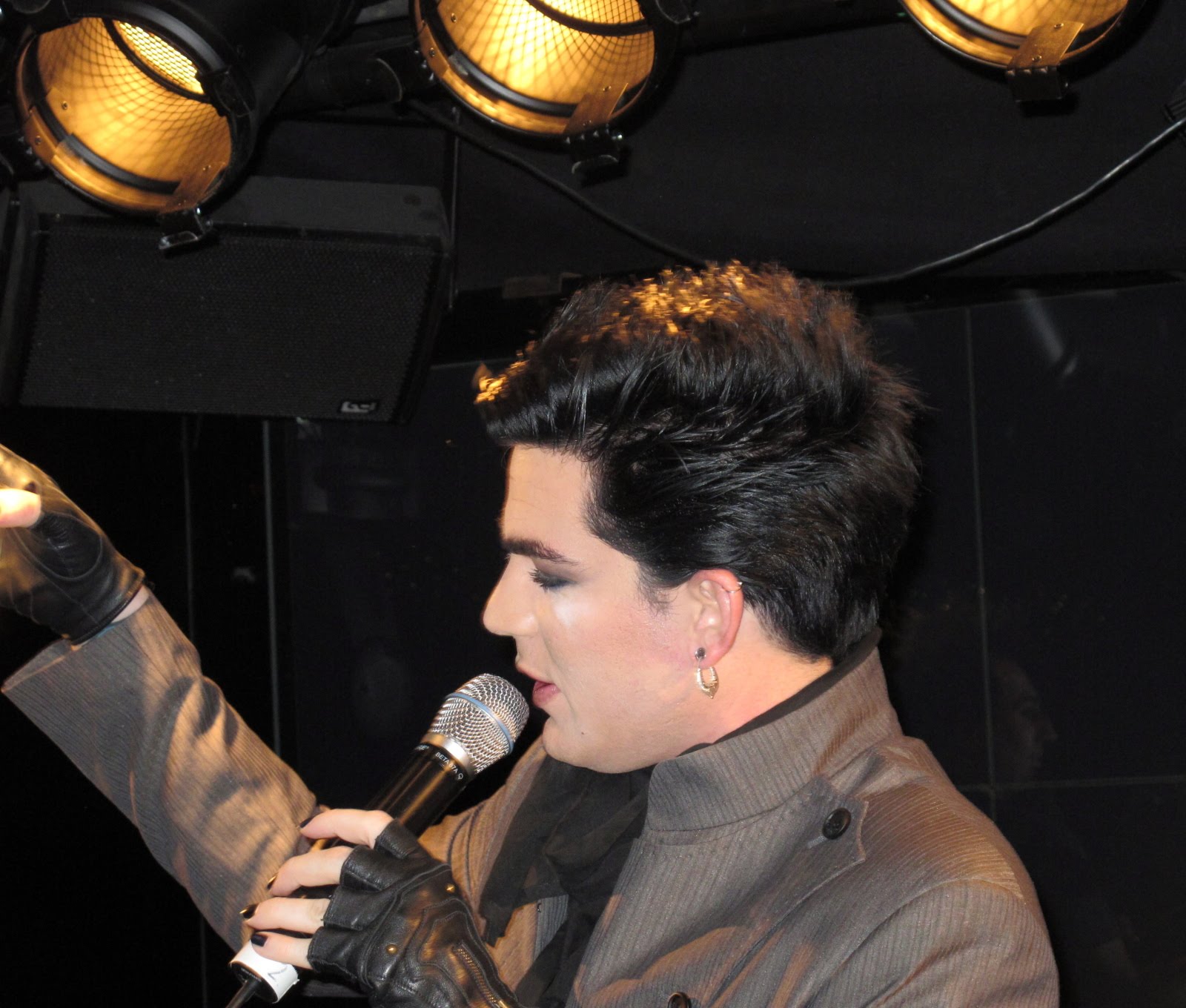 Adam Lambert Looking Beautiful And Gorgeous At Burns In Stockholm Adam Lambert 247 News