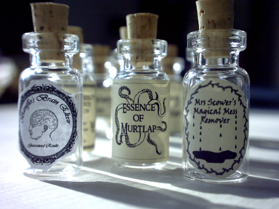 Design Context: potion bottles..