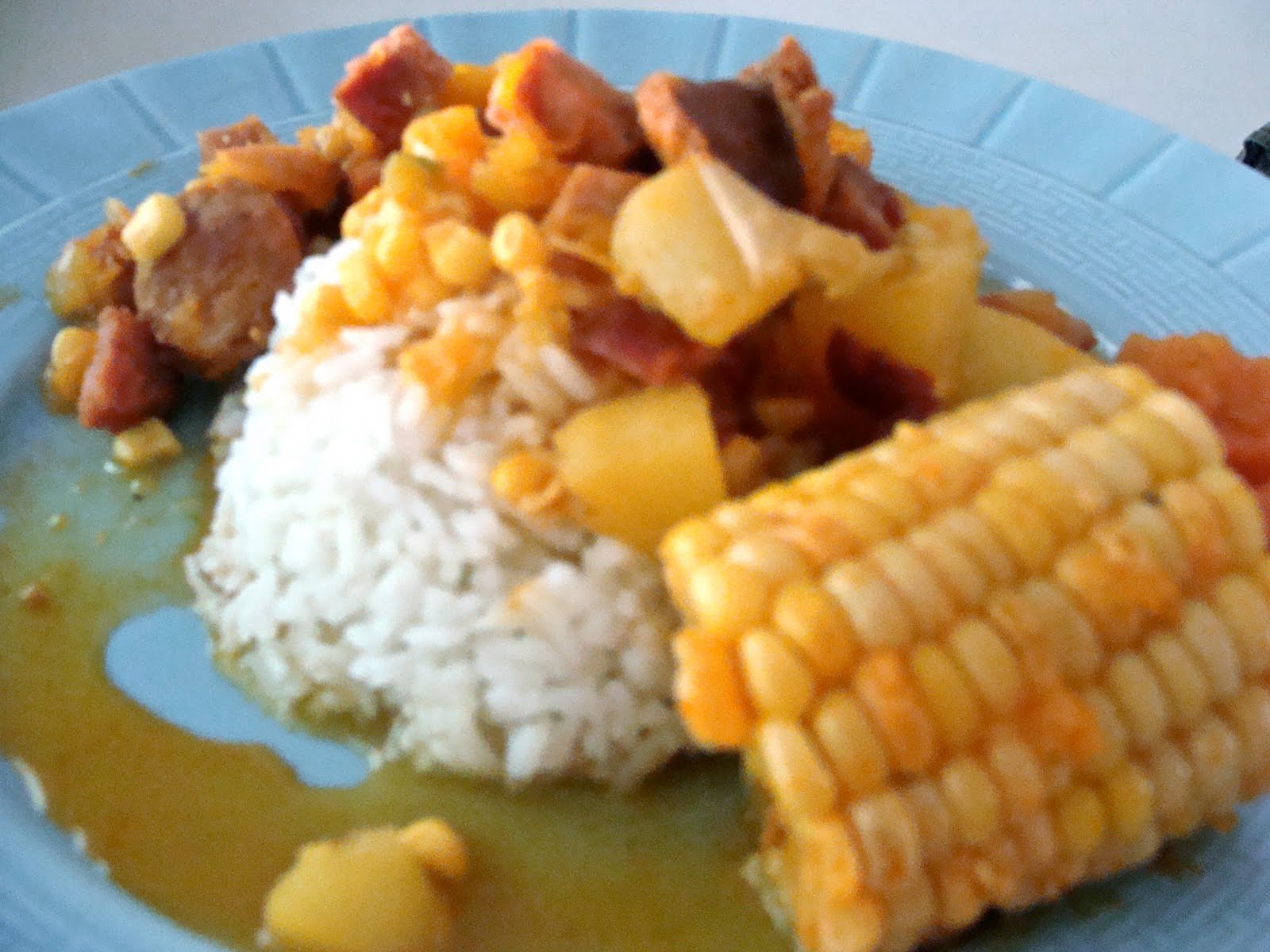 Bleu Luna: Guiso de Maiz