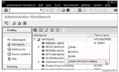SAP BW InfoObject Catalogs Creation - SAP ABAP