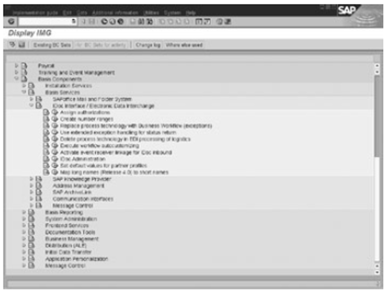 Sap Edi Basic Components Configuration Sap Abap