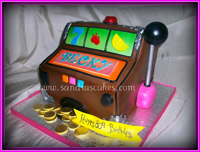 SLOT MACHINE BIRTHDAY CAKE